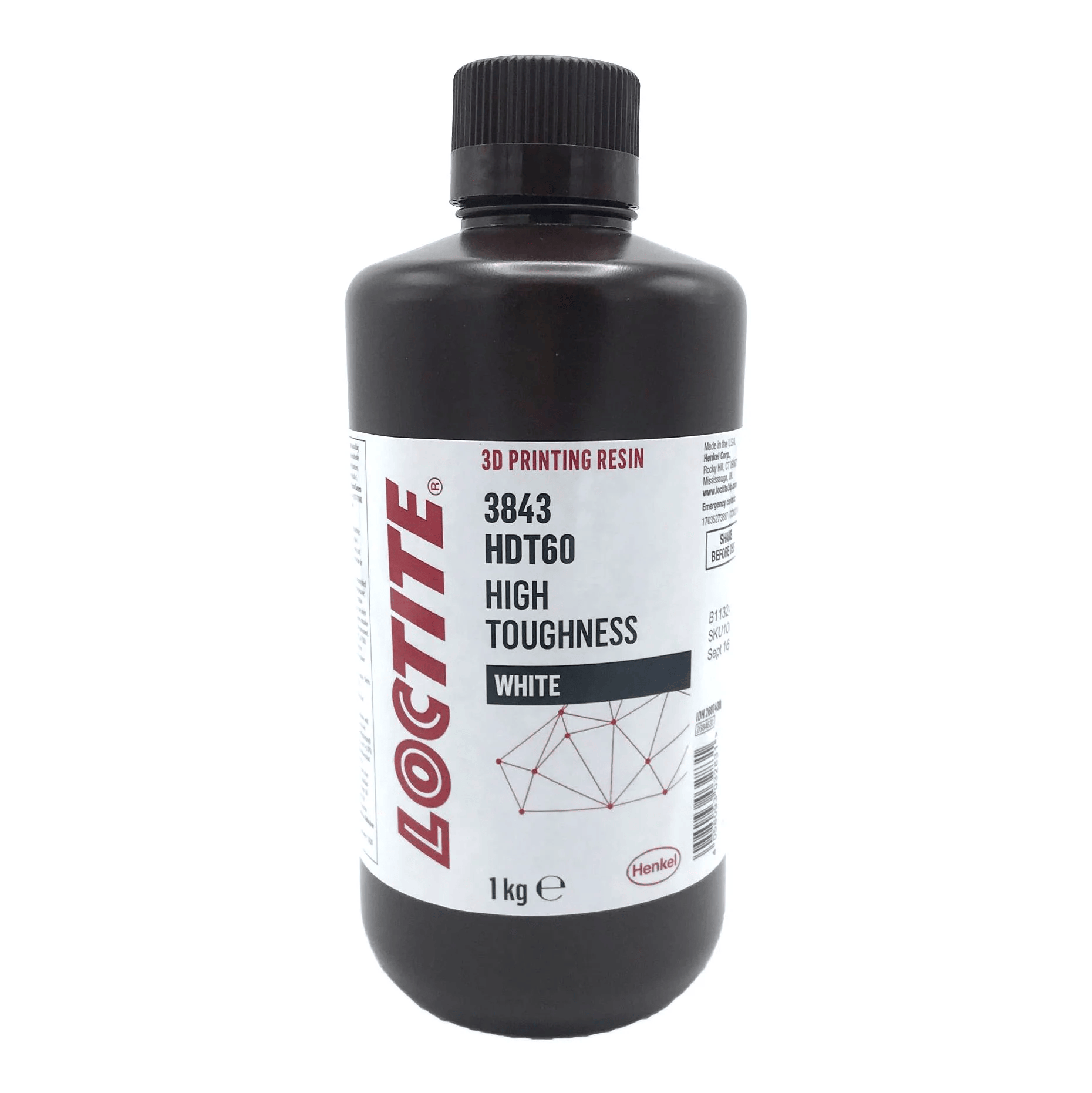 Loctite 3D 3843 HDT60 Flexible - 1kg Blanc - 3dconsommables