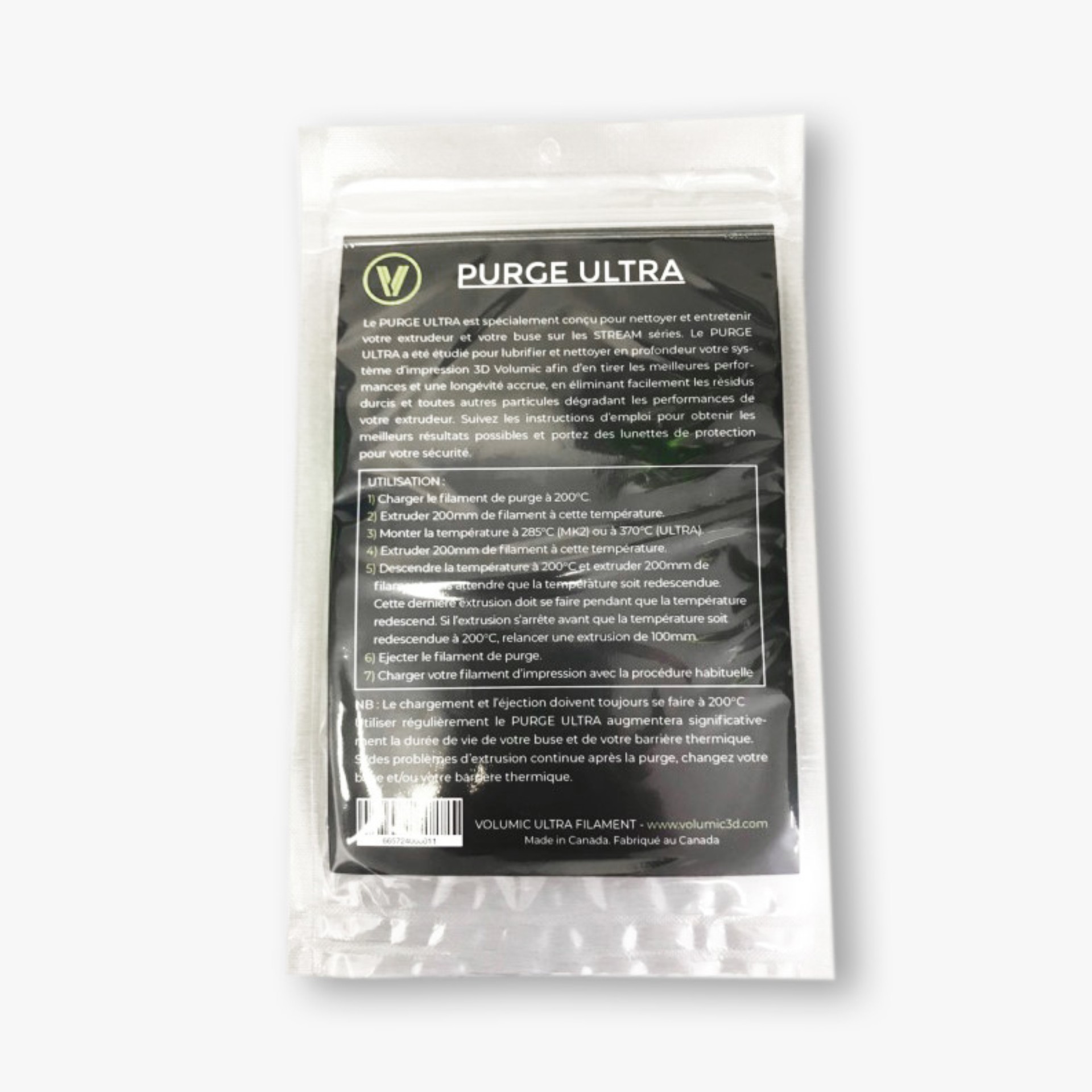 PURGE Ultra - 3dconsommables